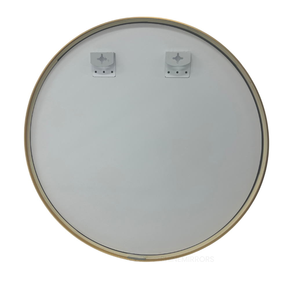 Hennie Round Gold Framed Wall Mirror — SHINE MIRRORS AUSTRALIA