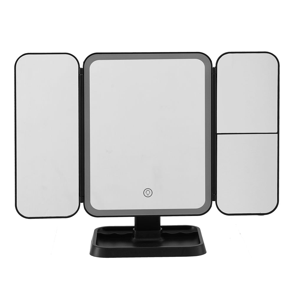 Cameron Tri-fold LED Makeup Vanity Mirror — SHINE MIRRORS AUSTRALIA
