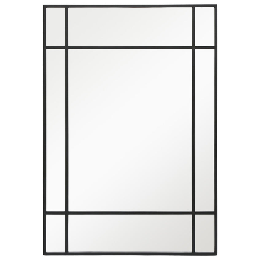 Jira Black Rectangular Iron Wall Mirror — SHINE MIRRORS AUSTRALIA