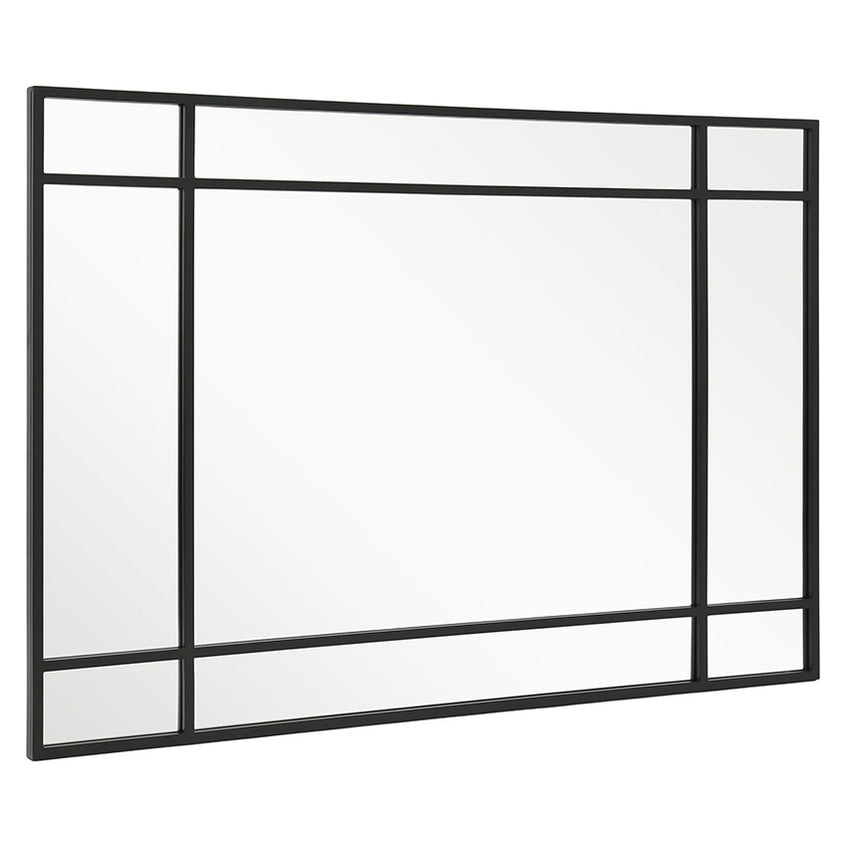 Jira Black Rectangular Iron Wall Mirror — SHINE MIRRORS AUSTRALIA