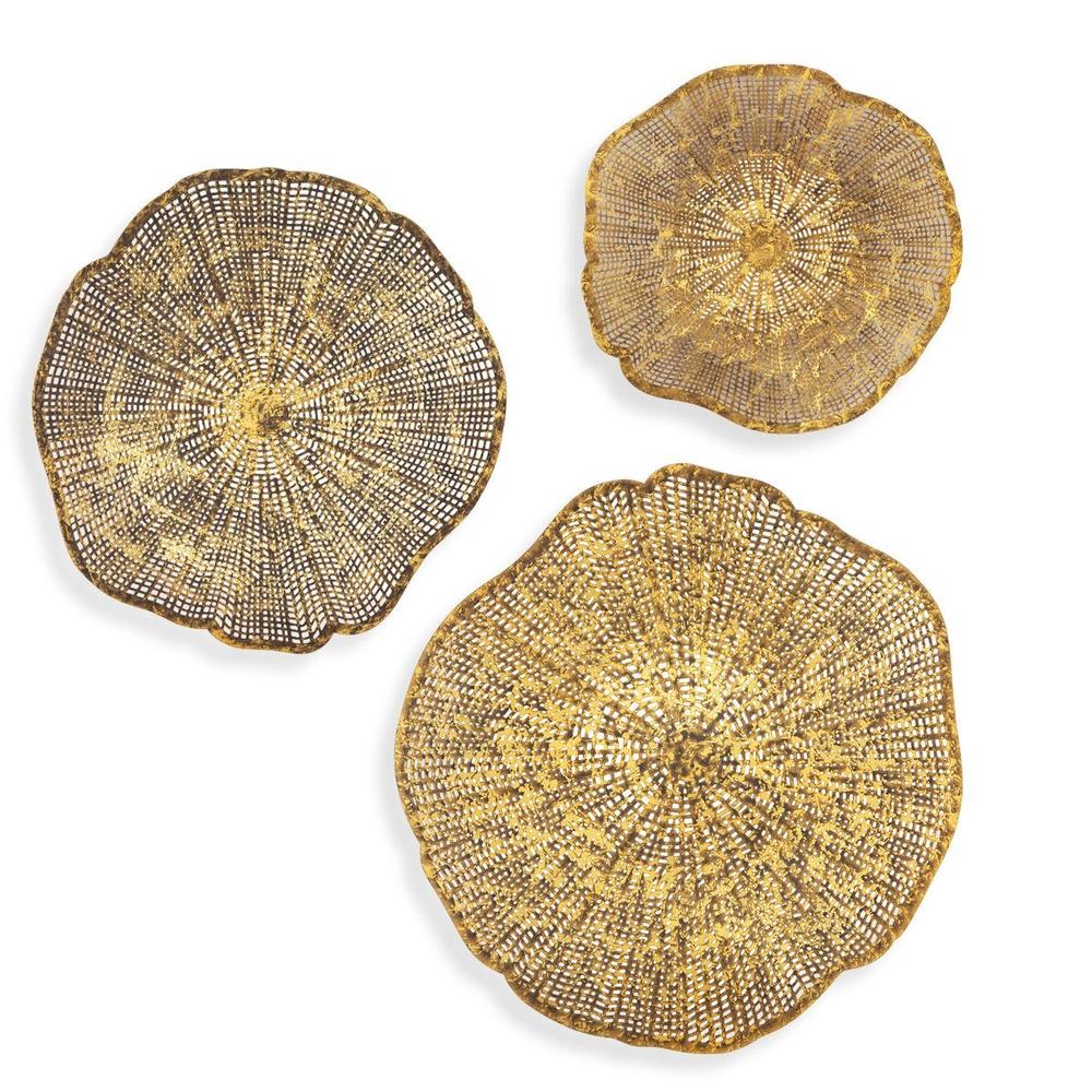 Uttermost Radiance Metal Wall Decor Set of 3 — SHINE MIRRORS AUSTRALIA