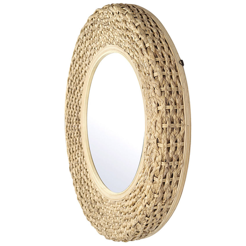Alden Woven Rattan Wall Mirror — SHINE MIRRORS AUSTRALIA