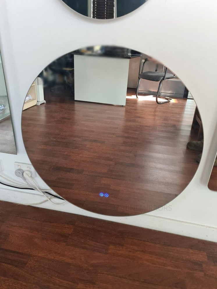 Alessio Round Backlit LED Mirror with Adjustable LED Colour and Option ...