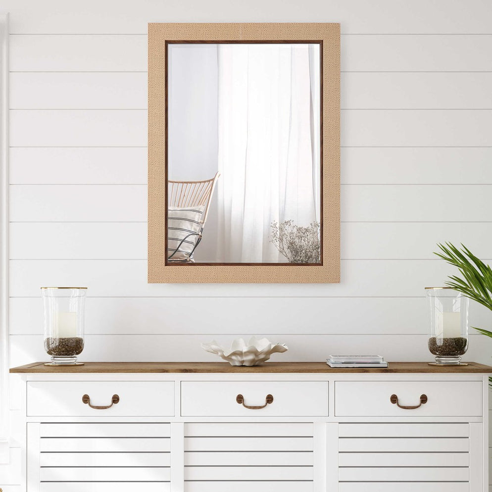 Alistair Beige Wall Mirror — SHINE MIRRORS AUSTRALIA