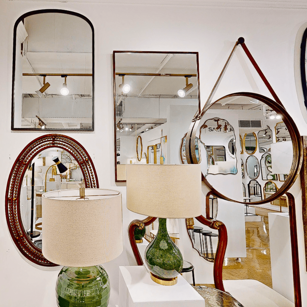 Ansel Round Antiqued Bronze Mirror — SHINE MIRRORS AUSTRALIA