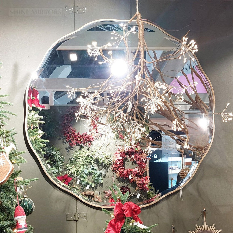 Carrie Scallop Gold Wall Mirror — SHINE MIRRORS AUSTRALIA