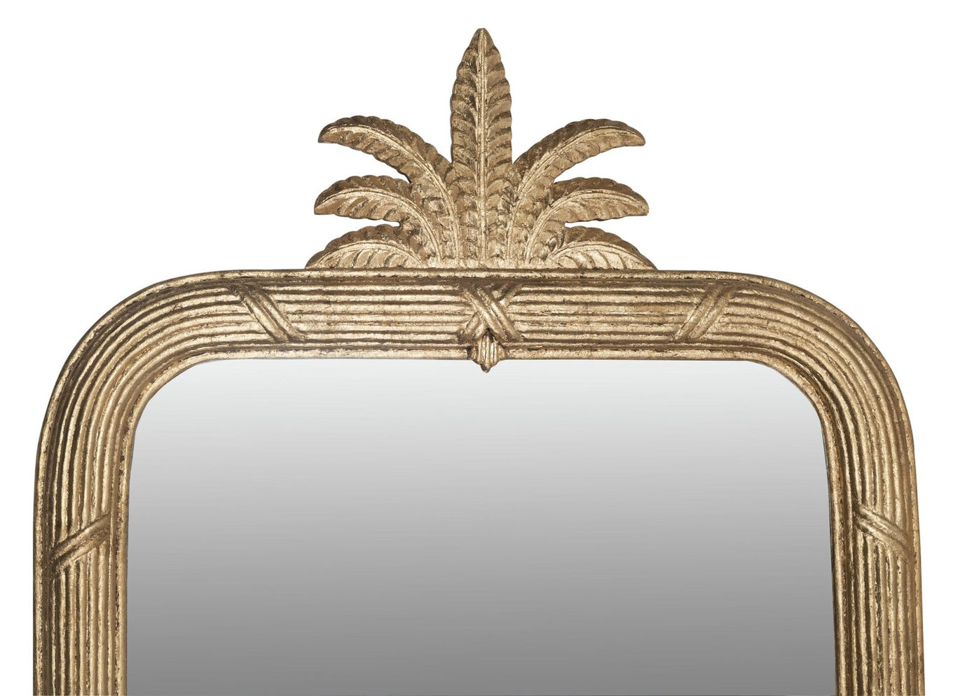Chantal Arched Gold Leaf Wall Mirror — SHINE MIRRORS AUSTRALIA