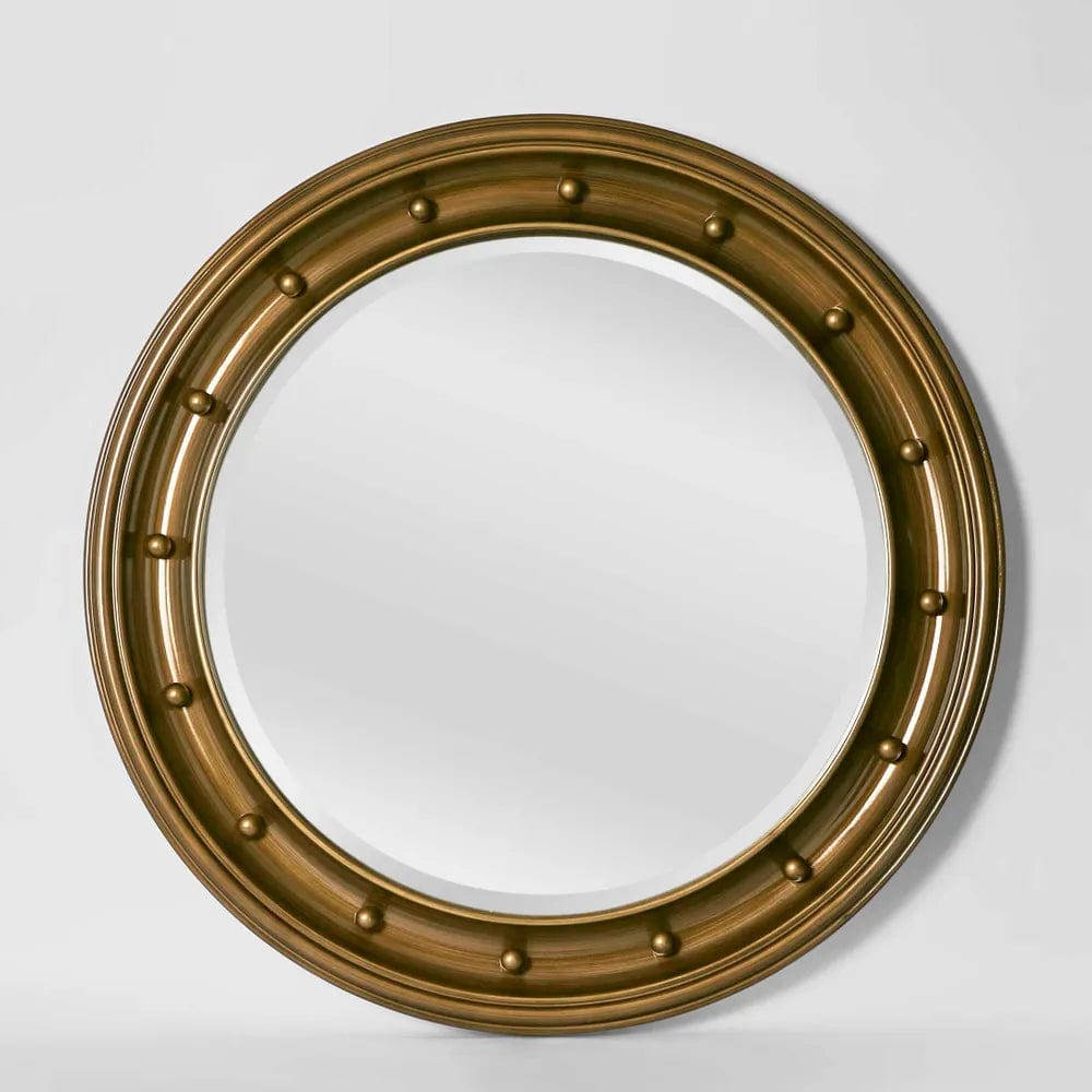 Clint Gold Round Wall Mirror — SHINE MIRRORS AUSTRALIA