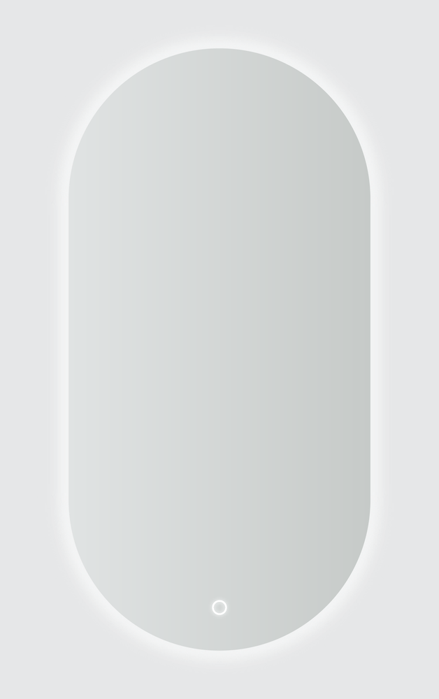 Dariel Pill Shaped Backlit LED Bathroom Mirror — SHINE MIRRORS AUSTRALIA