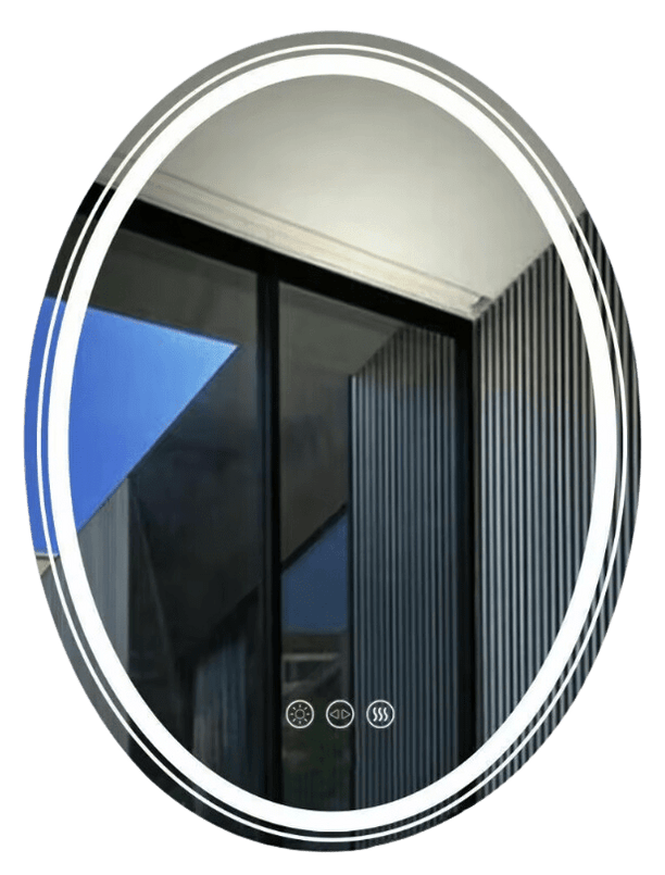 Enso LED Oval Bathroom Mirror — SHINE MIRRORS AUSTRALIA