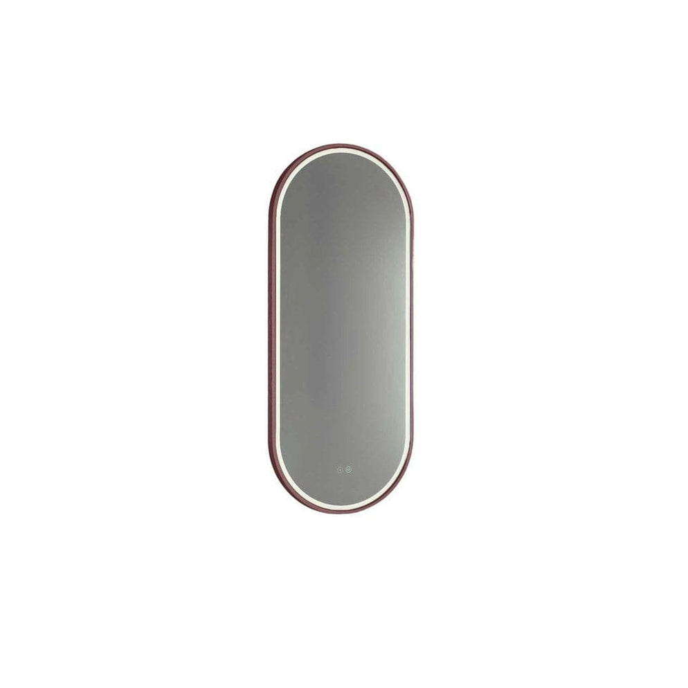 Gatsby Bronze Oval Frontlit LED Bathroom Mirror — SHINE MIRRORS AUSTRALIA