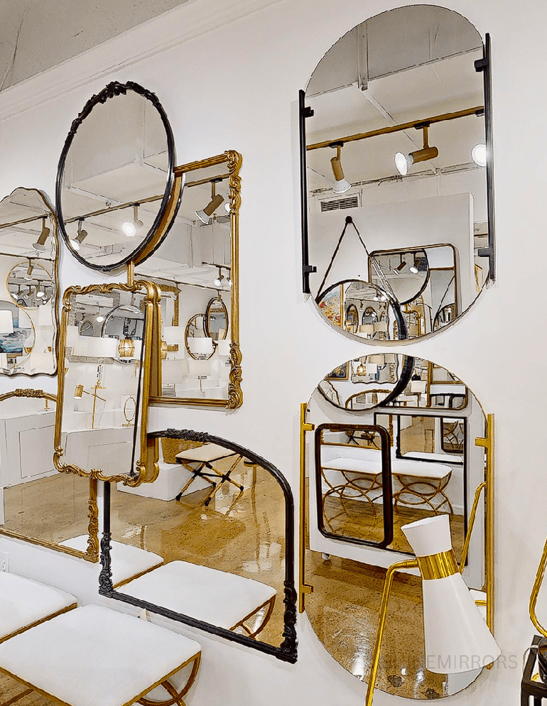Merida Gold Arched Wall Mirror — SHINE MIRRORS AUSTRALIA