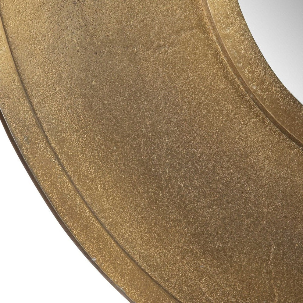 Uttermost Axel Round Brass Mirror — SHINE MIRRORS AUSTRALIA