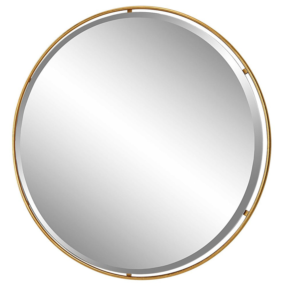 Uttermost Canillo Round Gold Wall Mirror — SHINE MIRRORS AUSTRALIA