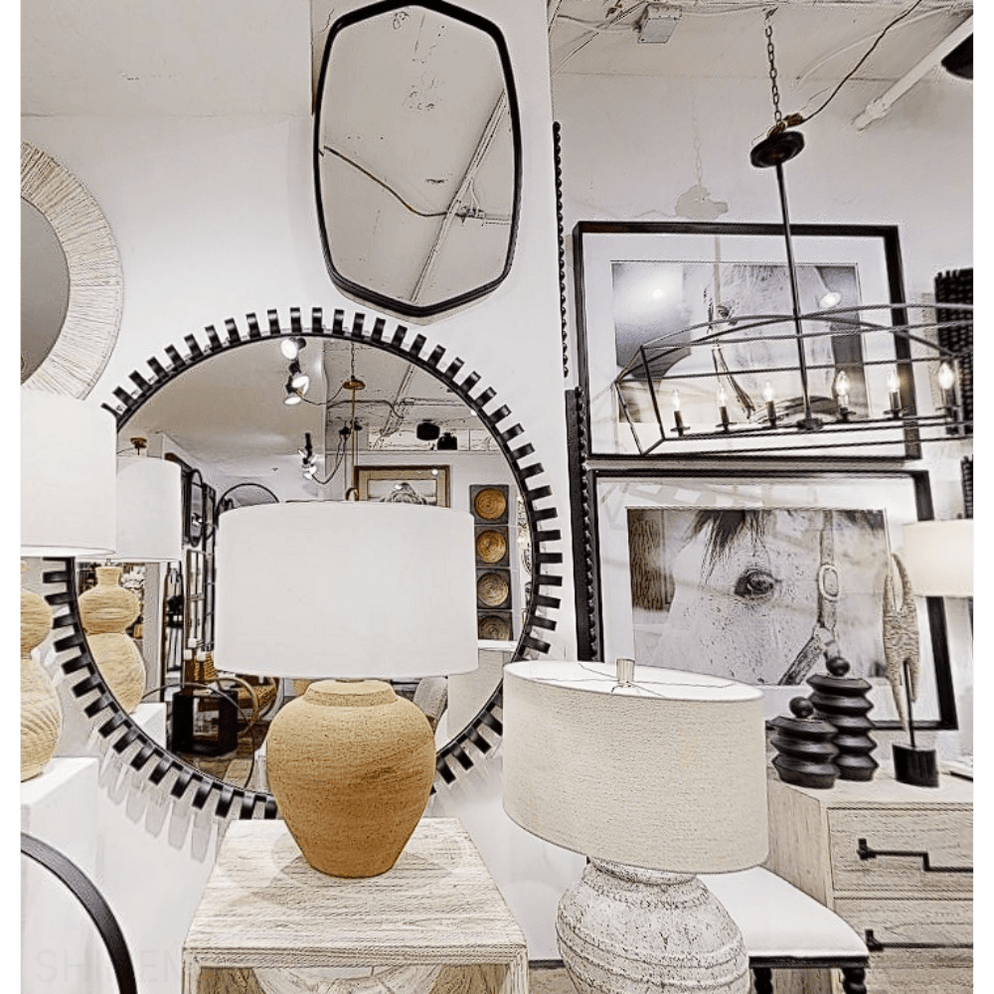 Uttermost Corona Round Mirror — SHINE MIRRORS AUSTRALIA