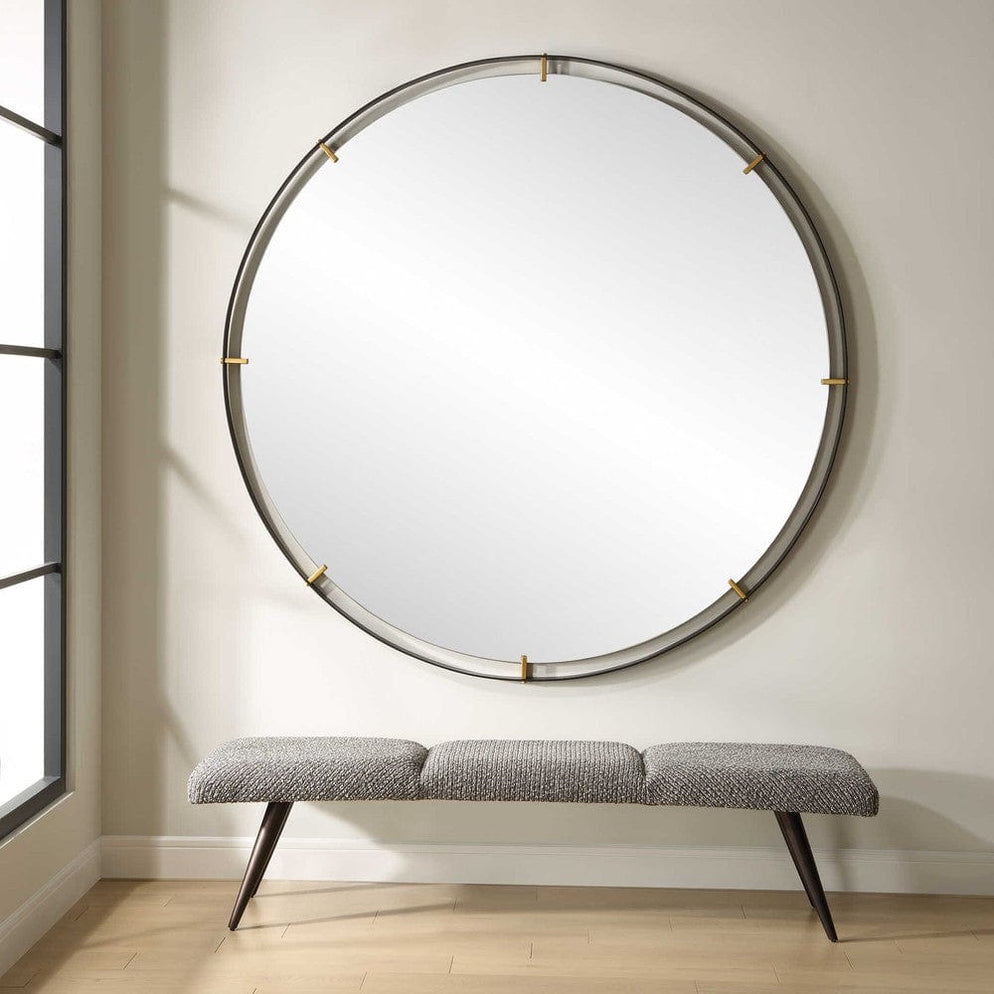 Uttermost Grand Pendulum Round Mirror — SHINE MIRRORS AUSTRALIA