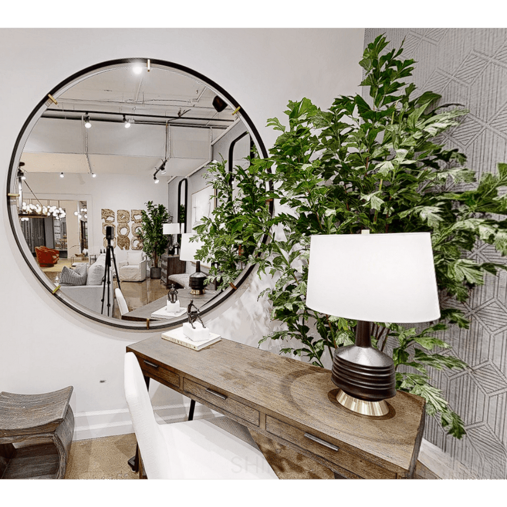 Uttermost Grand Pendulum Round Mirror — SHINE MIRRORS AUSTRALIA