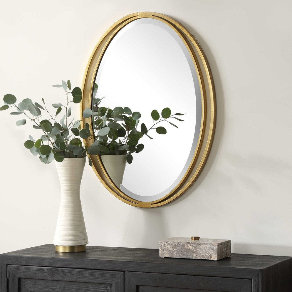 Uttermost Rhodes Oval Wall Mirror — SHINE MIRRORS AUSTRALIA