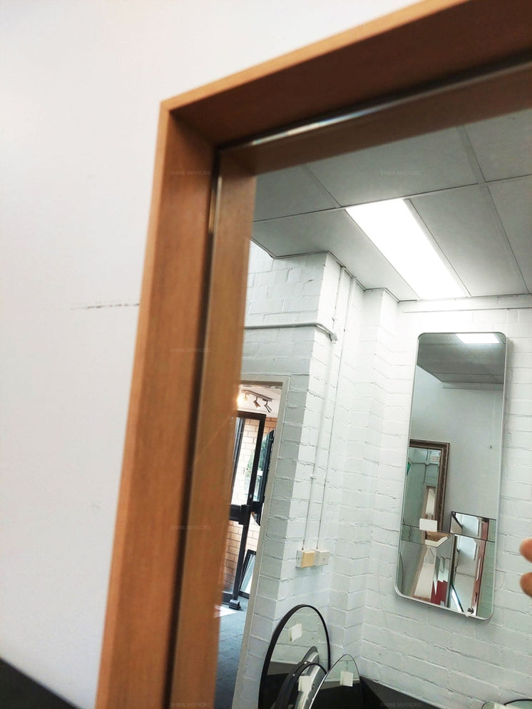 Andre Oak Timber Box Framed Mirror — SHINE MIRRORS AUSTRALIA