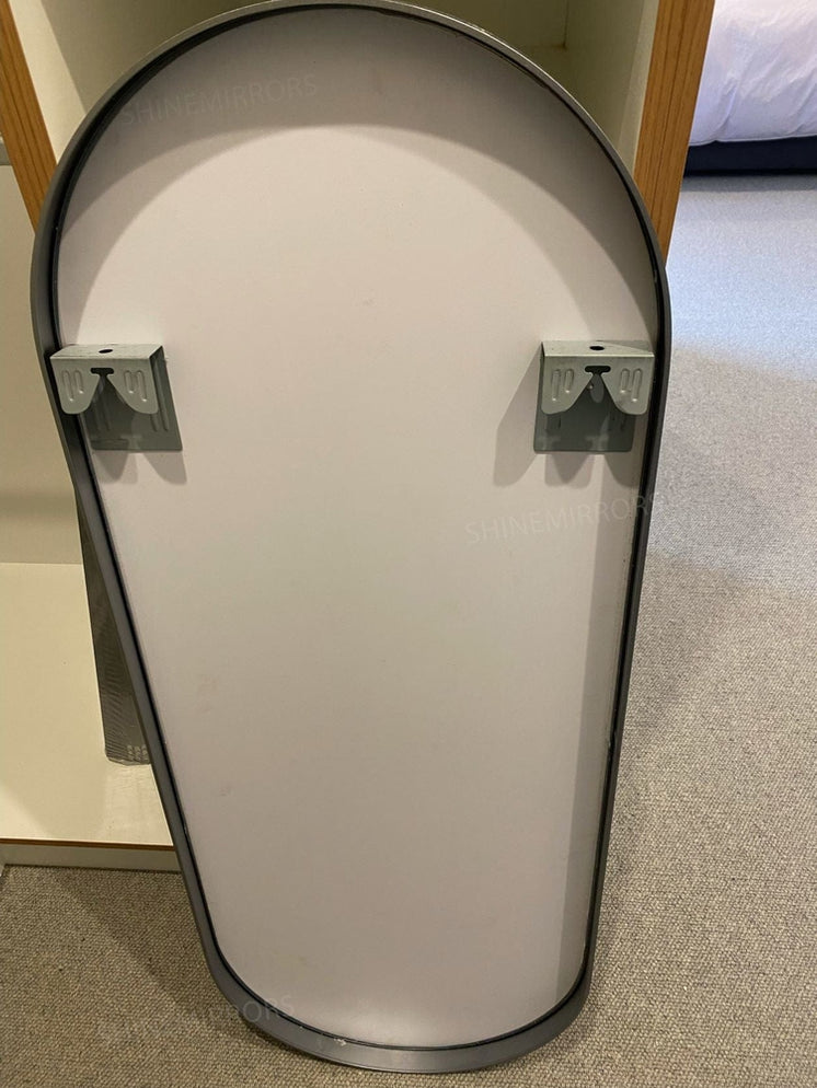 Avid Gun Metal Oval Wall Mirror — SHINE MIRRORS AUSTRALIA