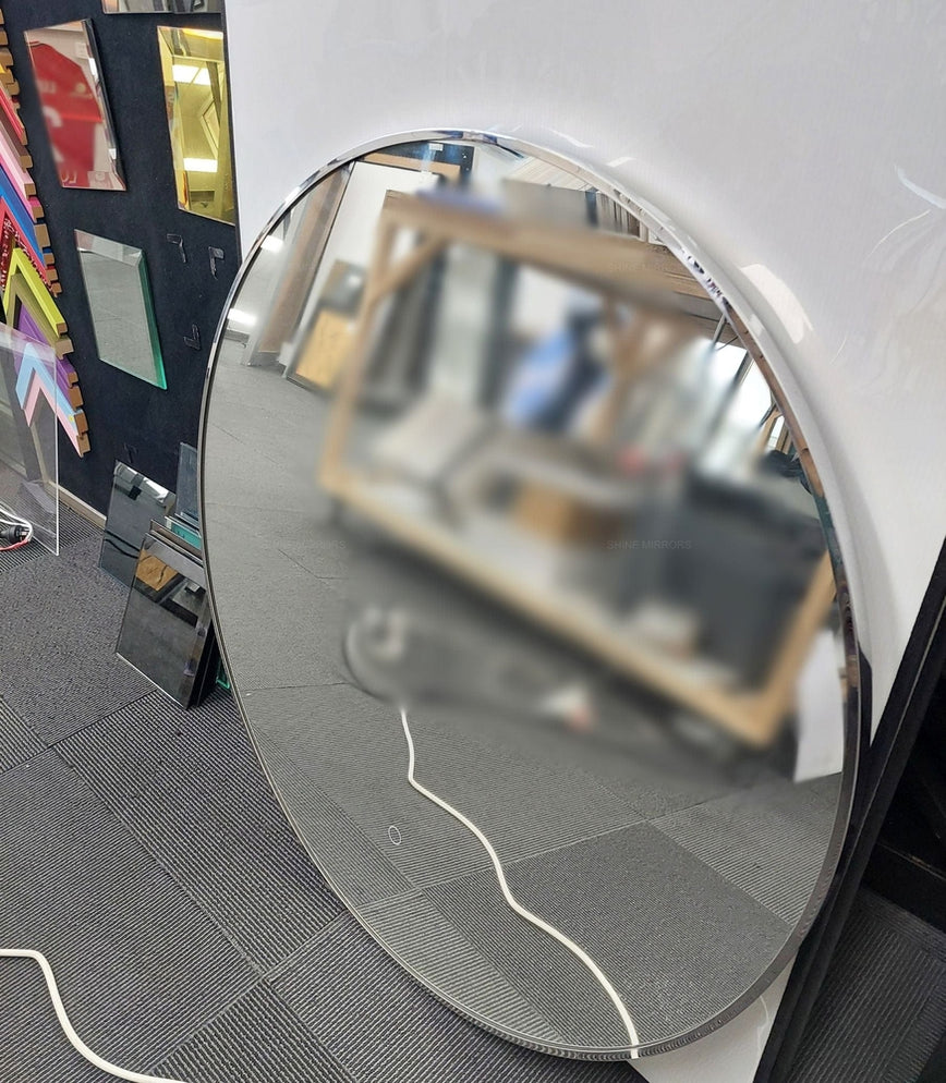 Aylen LED Backlit Round Wall Mirror Warm Light — SHINE MIRRORS AUSTRALIA