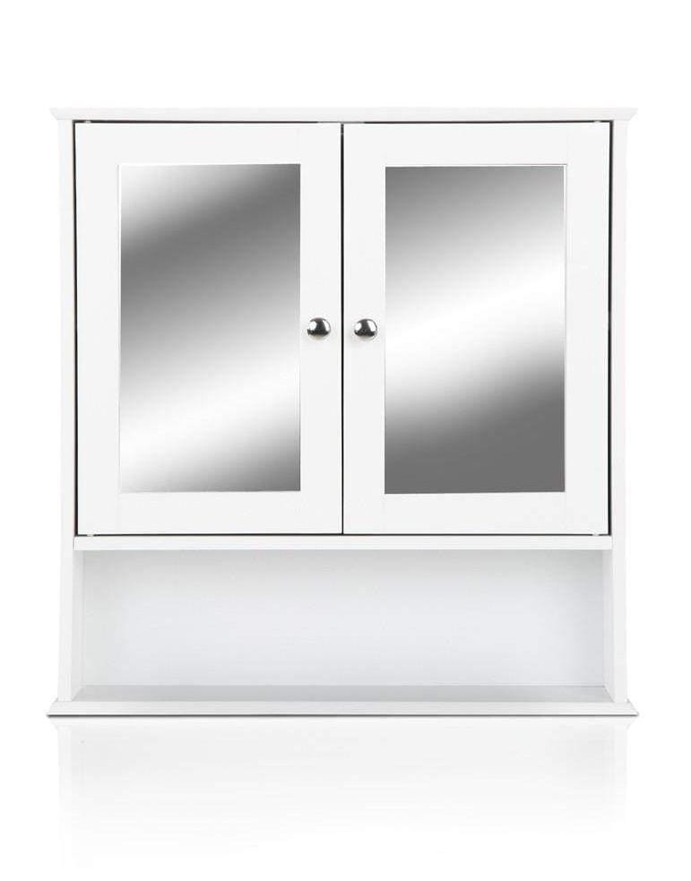 Bern Bathroom Tallboy Storage Cabinet with Mirror — SHINE MIRRORS AUSTRALIA