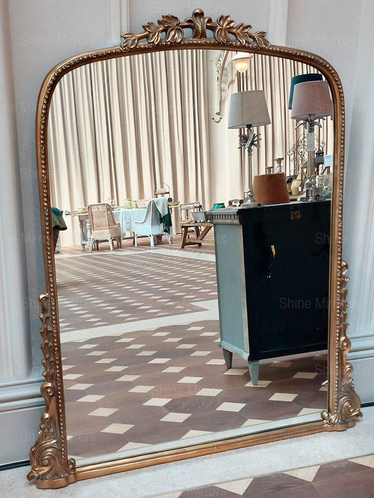 Gilbert Gold Arched Wall Mirror — SHINE MIRRORS AUSTRALIA