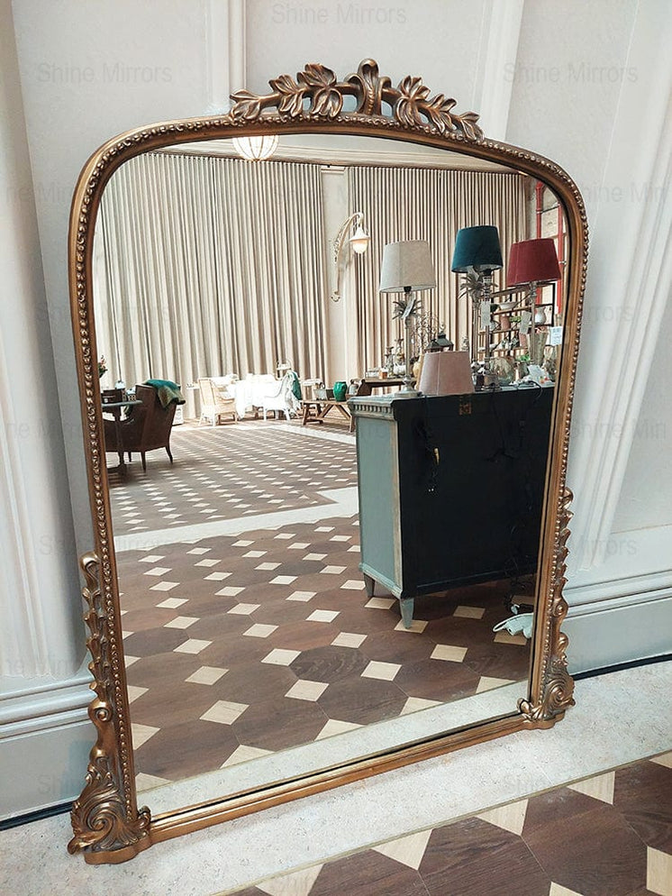 Gilbert Gold Arched Wall Mirror — SHINE MIRRORS AUSTRALIA