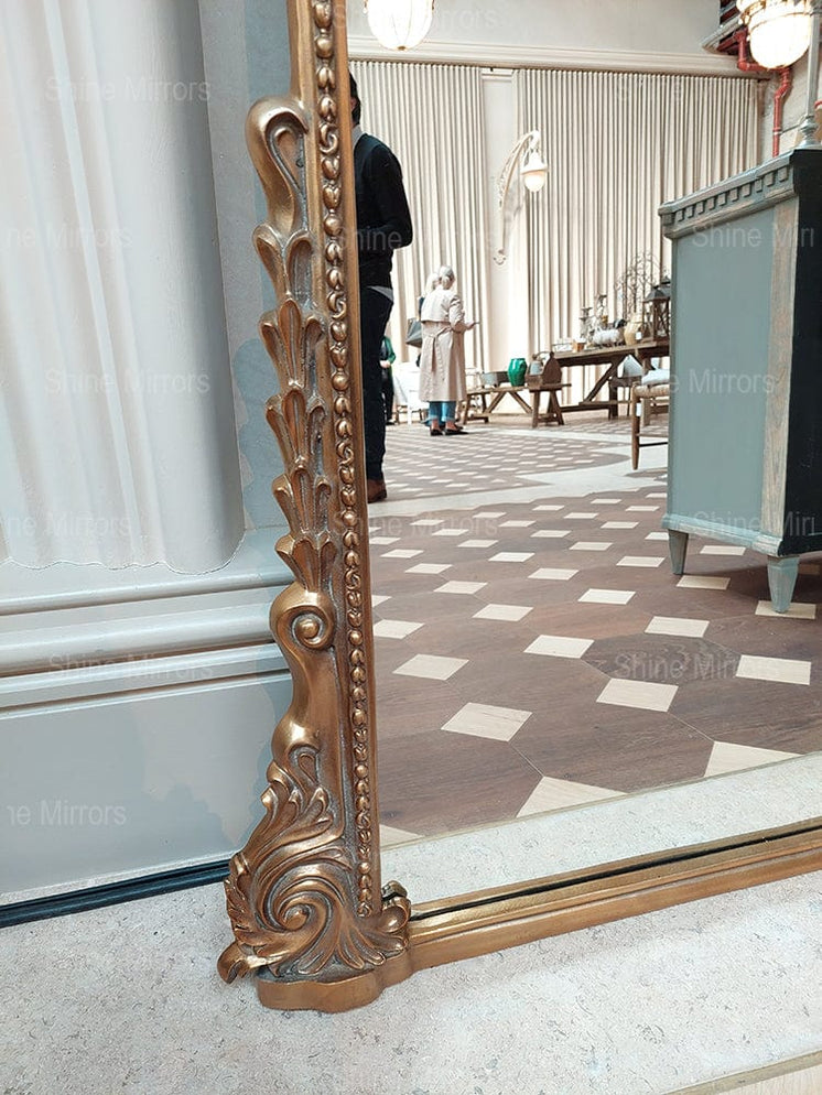 Gilbert Gold Arched Wall Mirror — SHINE MIRRORS AUSTRALIA