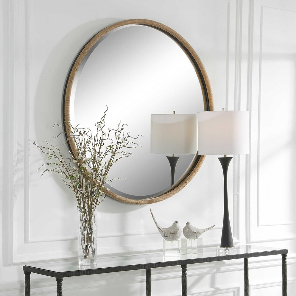 Uttermost Ranchero Round Wall Mirror — SHINE MIRRORS AUSTRALIA